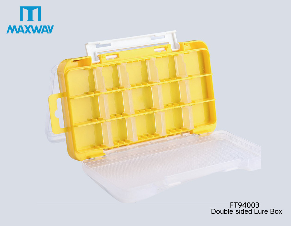 Double-Sided Lure Box Tool Box Double-Layer Hard Bait Box Storage ...